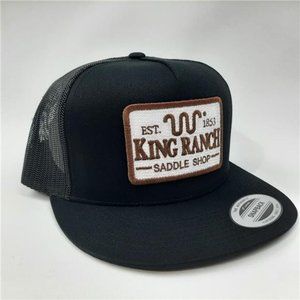 Yupoong | Accessories | King Ranch Flat Bill Trucker Embroidered Patch ...